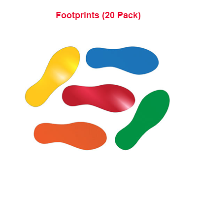Footprints Floor Marking Signage – Custom Tapes